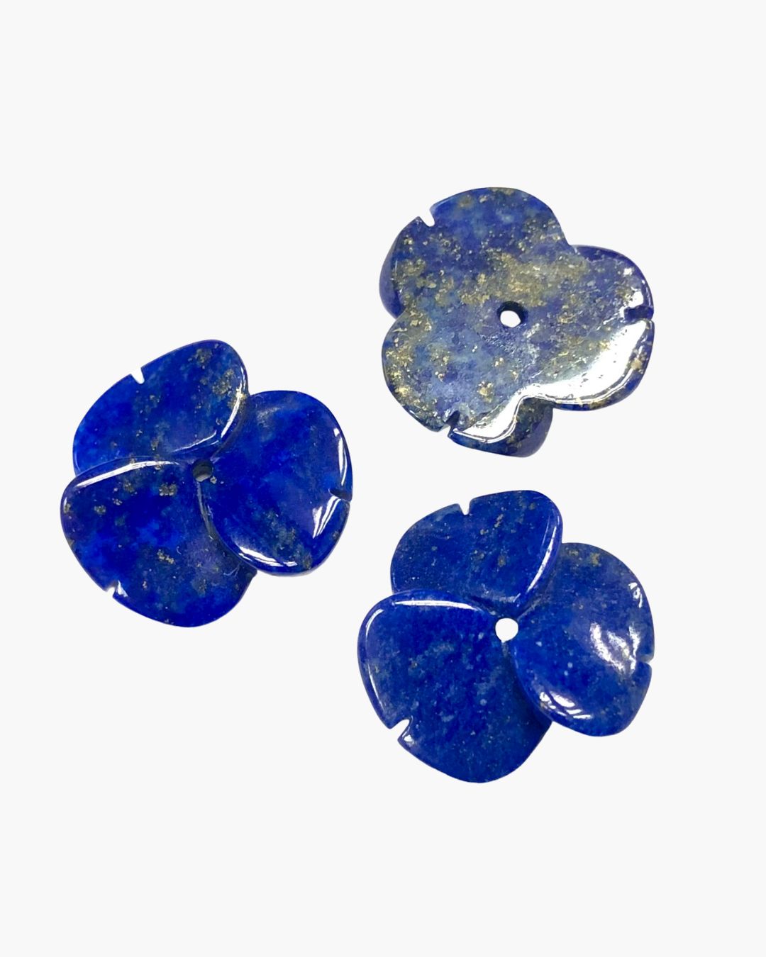 Blue Lapis 013 Flower - Tai Chung Jewellery