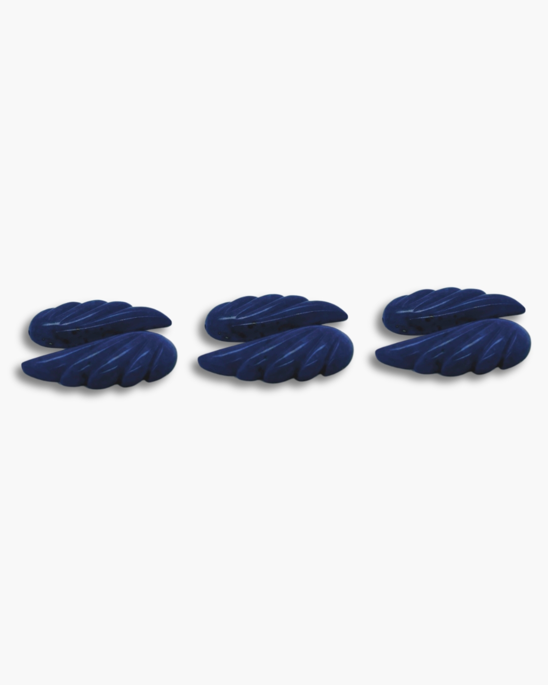 Lapis Carved Wing Design - Tai Chung Jewellery